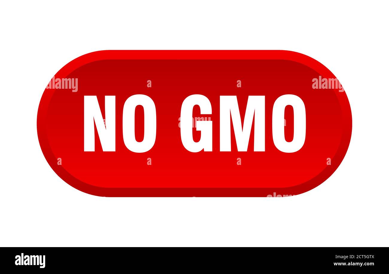 no gmo button. rounded sign isolated on white background Stock Vector Image & Art - Alamy