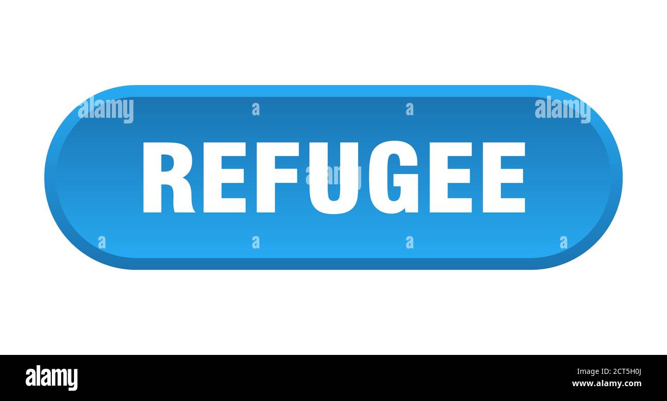 refugee button. rounded sign isolated on white background Stock Vector Image & Art - Alamy