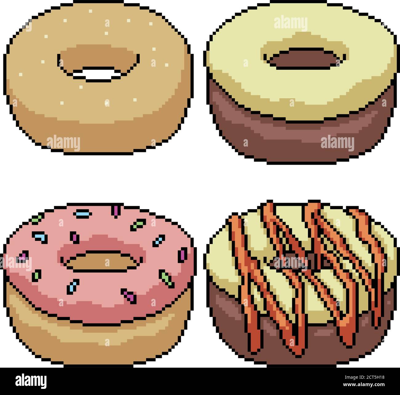 Pixel art strawberry Cut Out Stock Images & Pictures - Alamy
