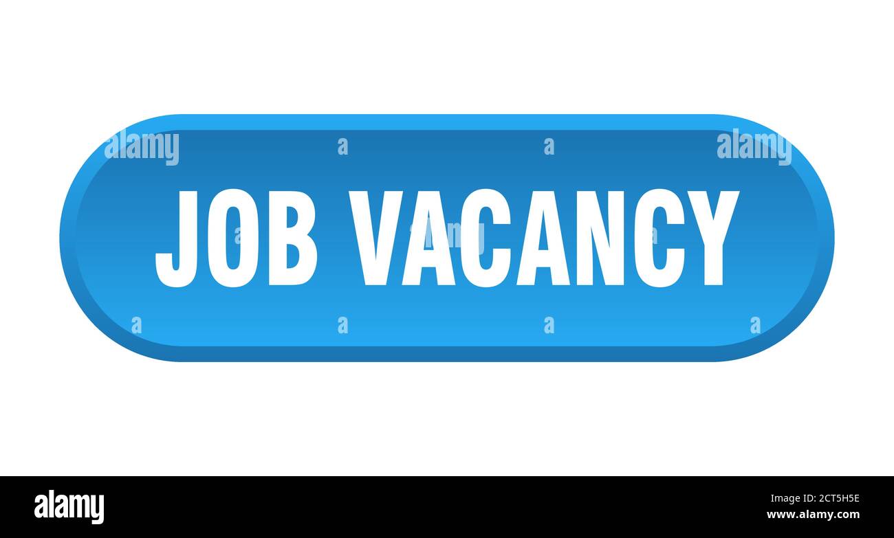 job vacancy button. rounded sign isolated on white background Stock ...