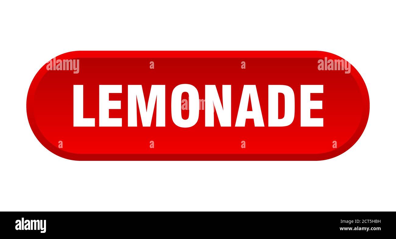 lemonade button. rounded sign isolated on white background Stock Vector ...