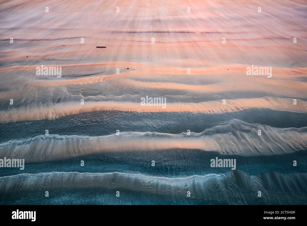 Abstract waves at sunset, Paradise Beach (Sar Sar Aw Beach), Dawei ...