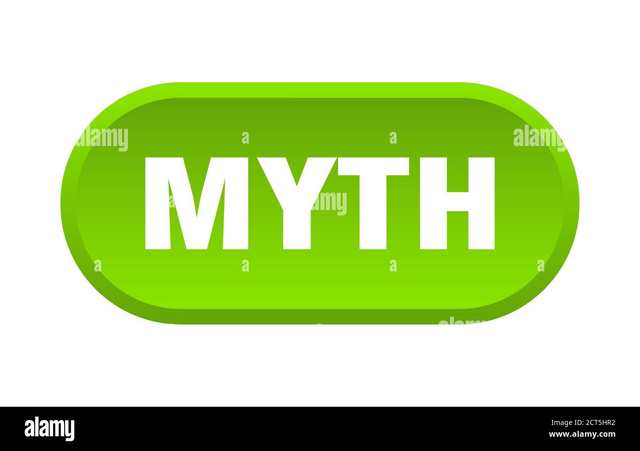 myth button. rounded sign isolated on white background Stock Vector ...