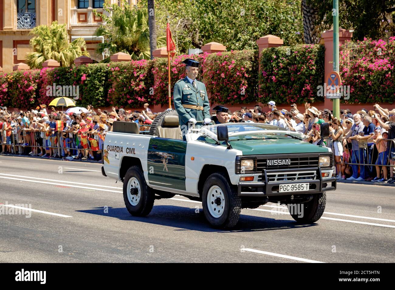 Seville, Spain - June 01, 2019: Units of the Spanish Civil Guard during ...