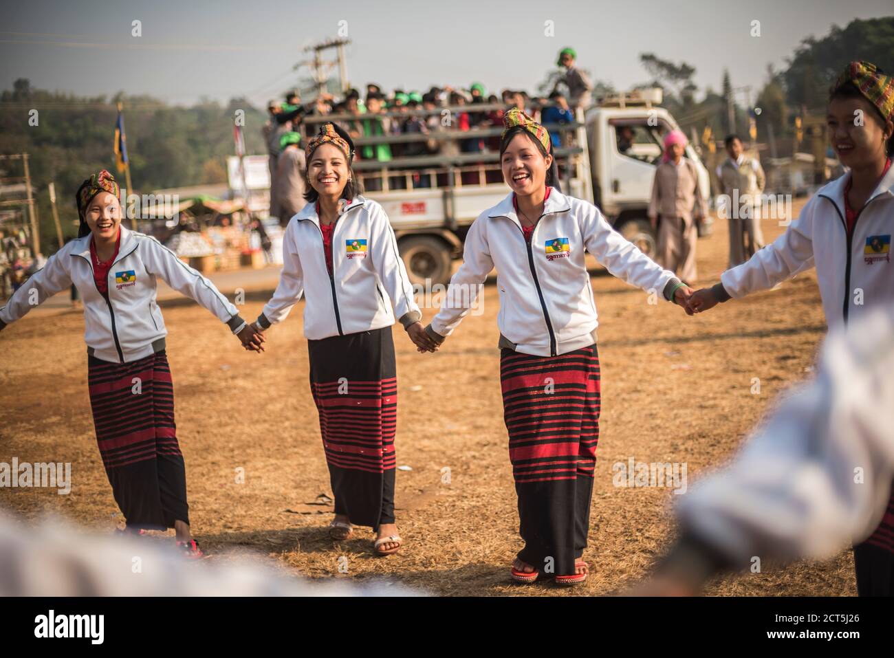 Pindaya Cave Festival, Pindaya, Shan State, Myanmar (Burma Stock Photo ...