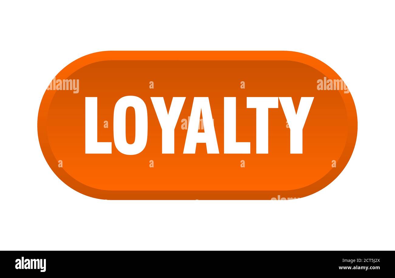 loyalty button. rounded sign isolated on white background Stock Vector ...