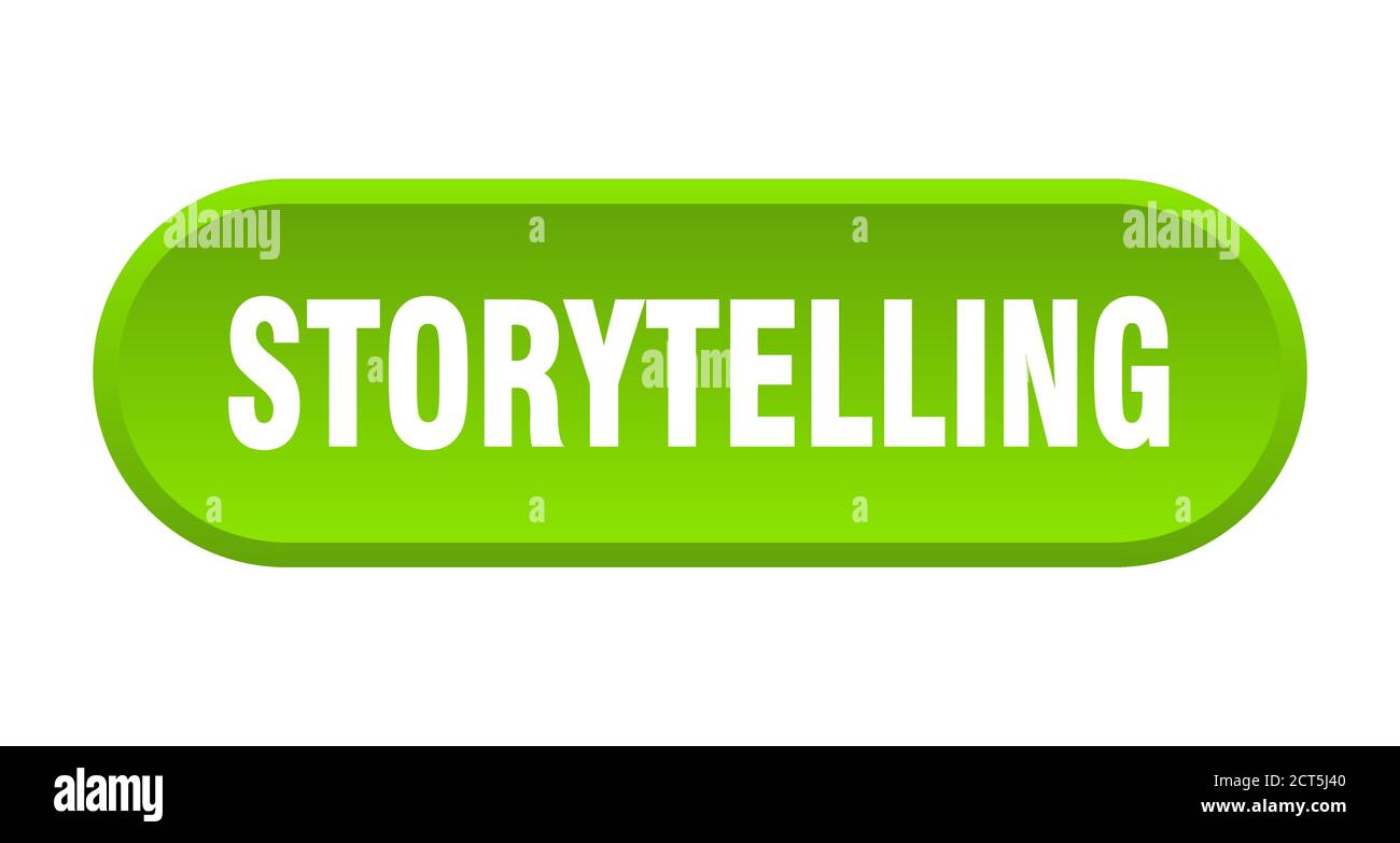 storytelling button. rounded sign isolated on white background Stock ...