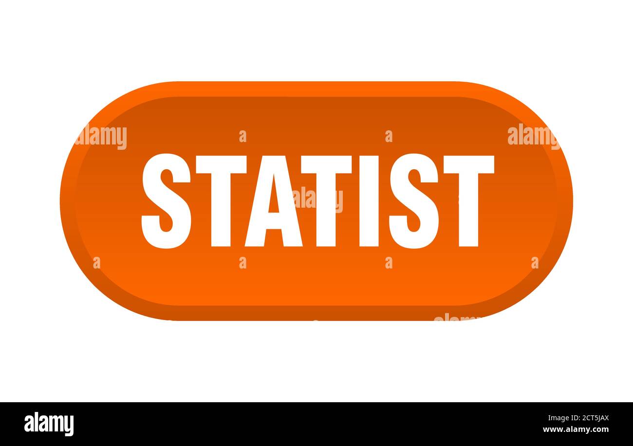 statist button. rounded sign isolated on white background Stock Vector ...
