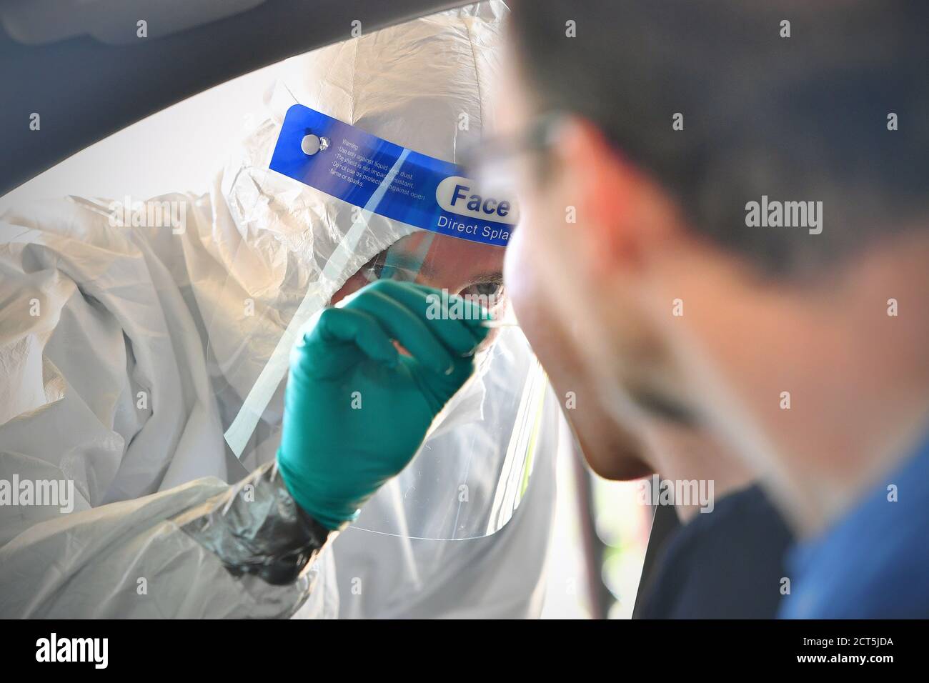 Munich, Germany. 21st Sep, 2020. Topic picture Corona PCR test. Medical ...