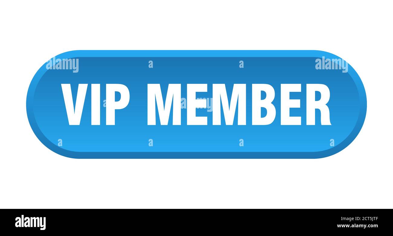 vip member button. rounded sign isolated on white background Stock ...