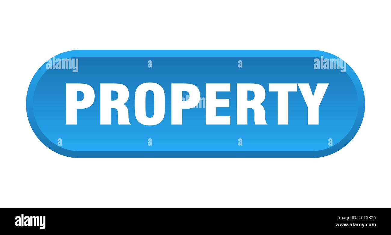 property button. rounded sign isolated on white background Stock Vector ...
