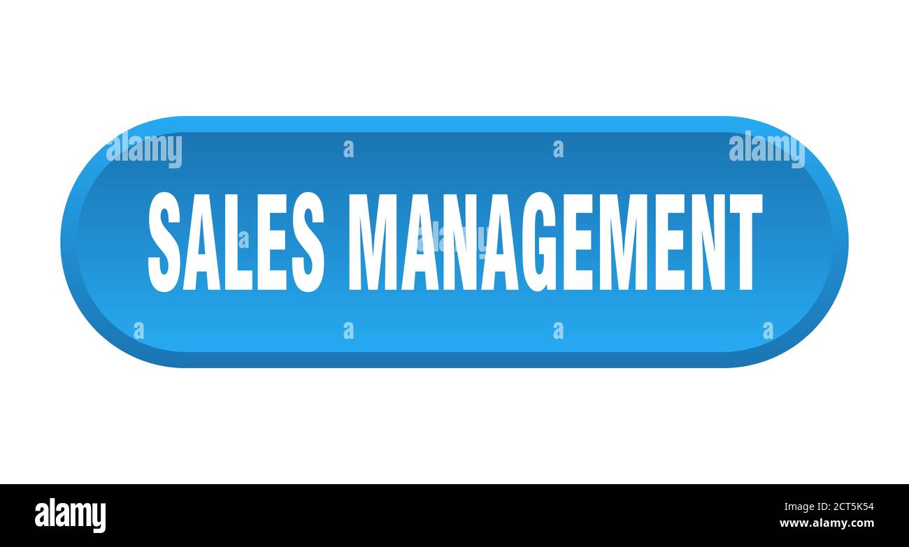 sales management button. rounded sign isolated on white background ...