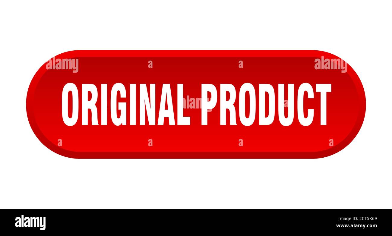 original product button. rounded sign isolated on white background ...