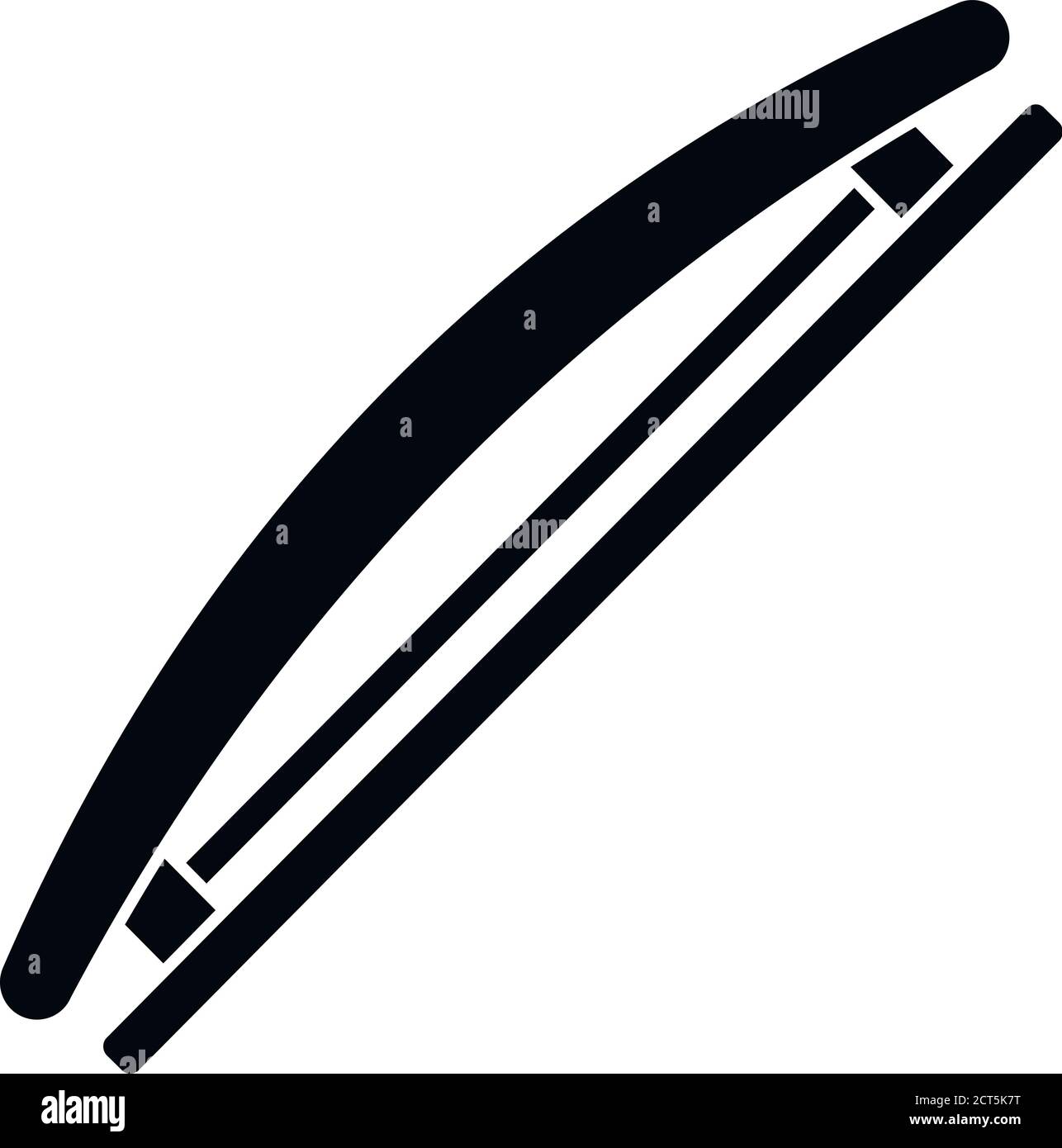 Hairstyle barrette icon. Simple illustration of hairstyle barrette ...