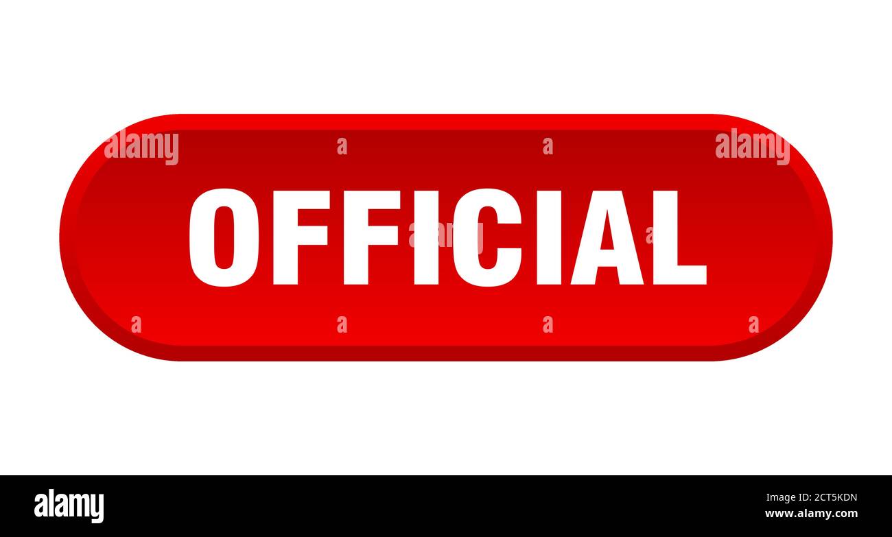 official button. rounded sign isolated on white background Stock Vector ...