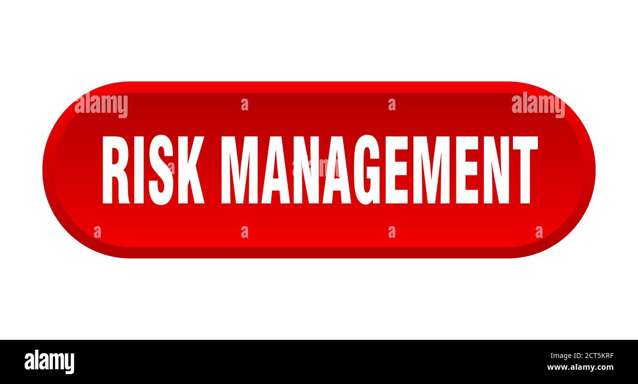 risk management button. rounded sign isolated on white background Stock ...