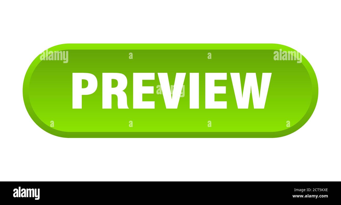 preview button. rounded sign isolated on white background Stock Vector ...