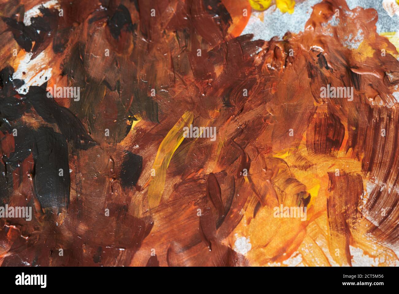 Multi-color, acrylic color on paper background Stock Photo - Alamy