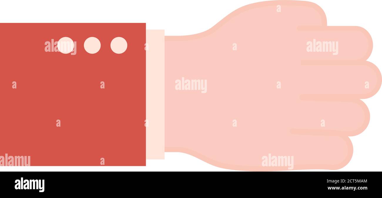 a hand sign language flat style icon vector design Stock Vector Image ...