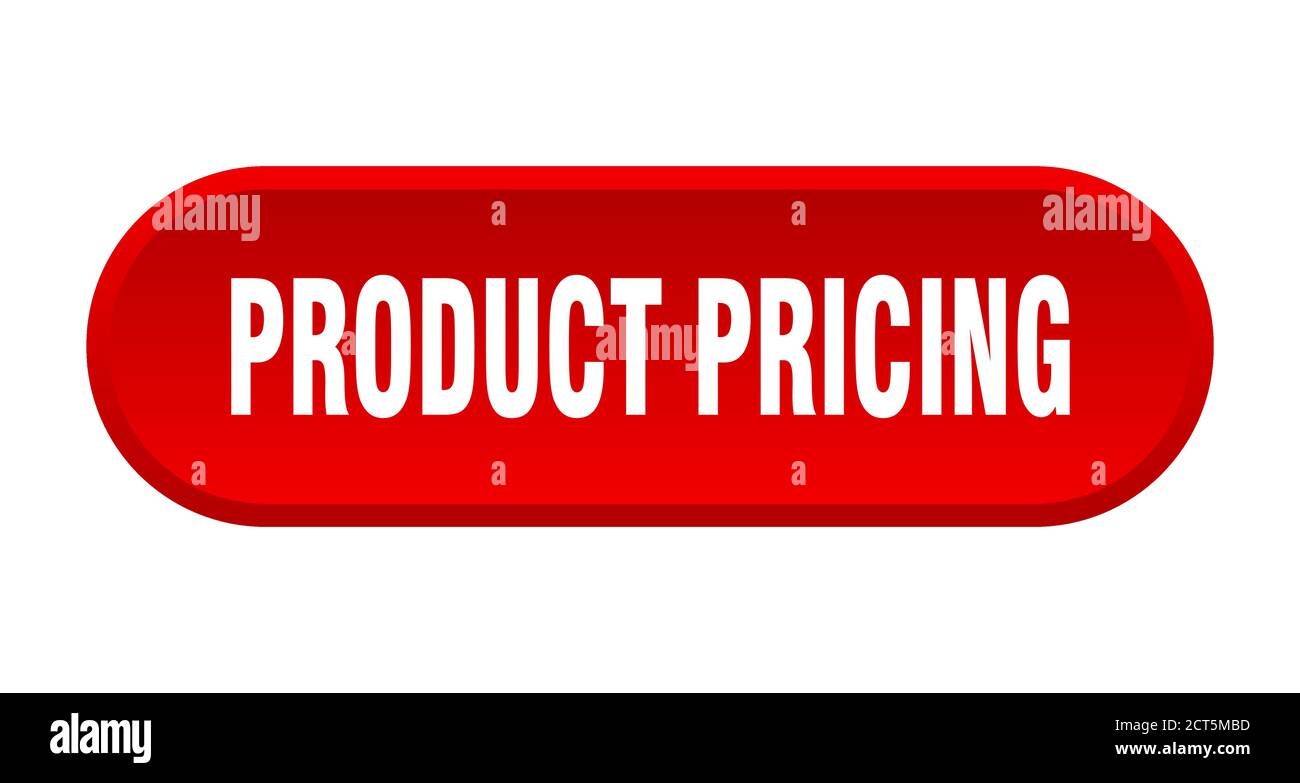 product pricing button. rounded sign isolated on white background Stock ...