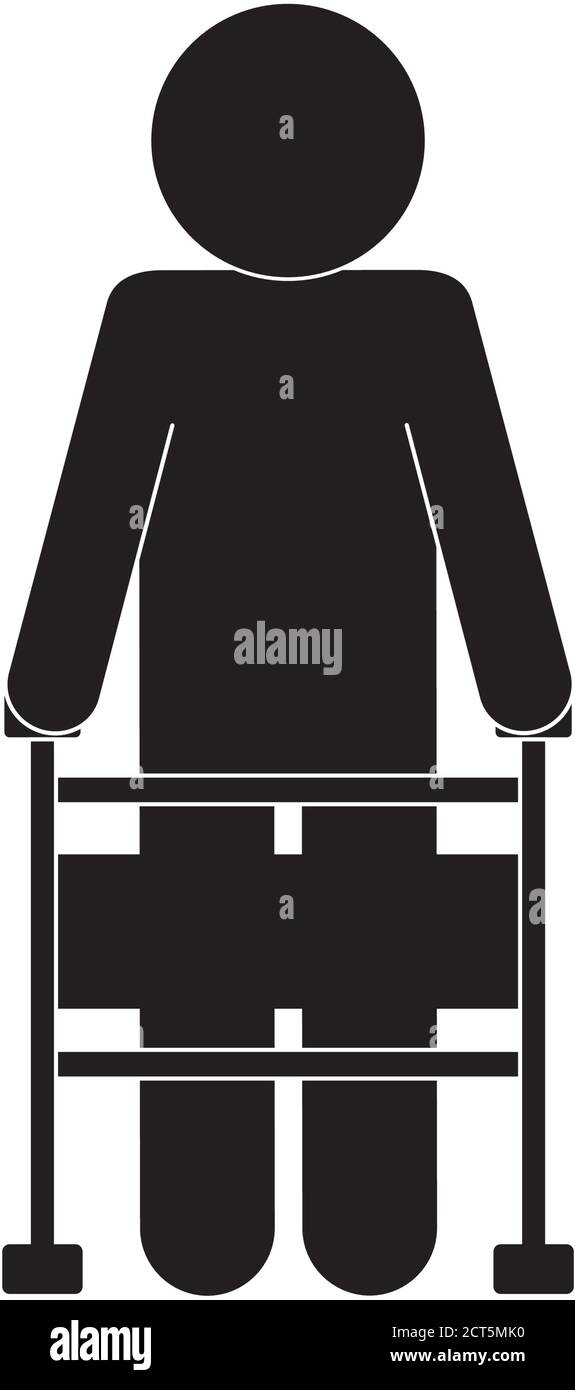 Walker silhouette Stock Vector Images - Alamy