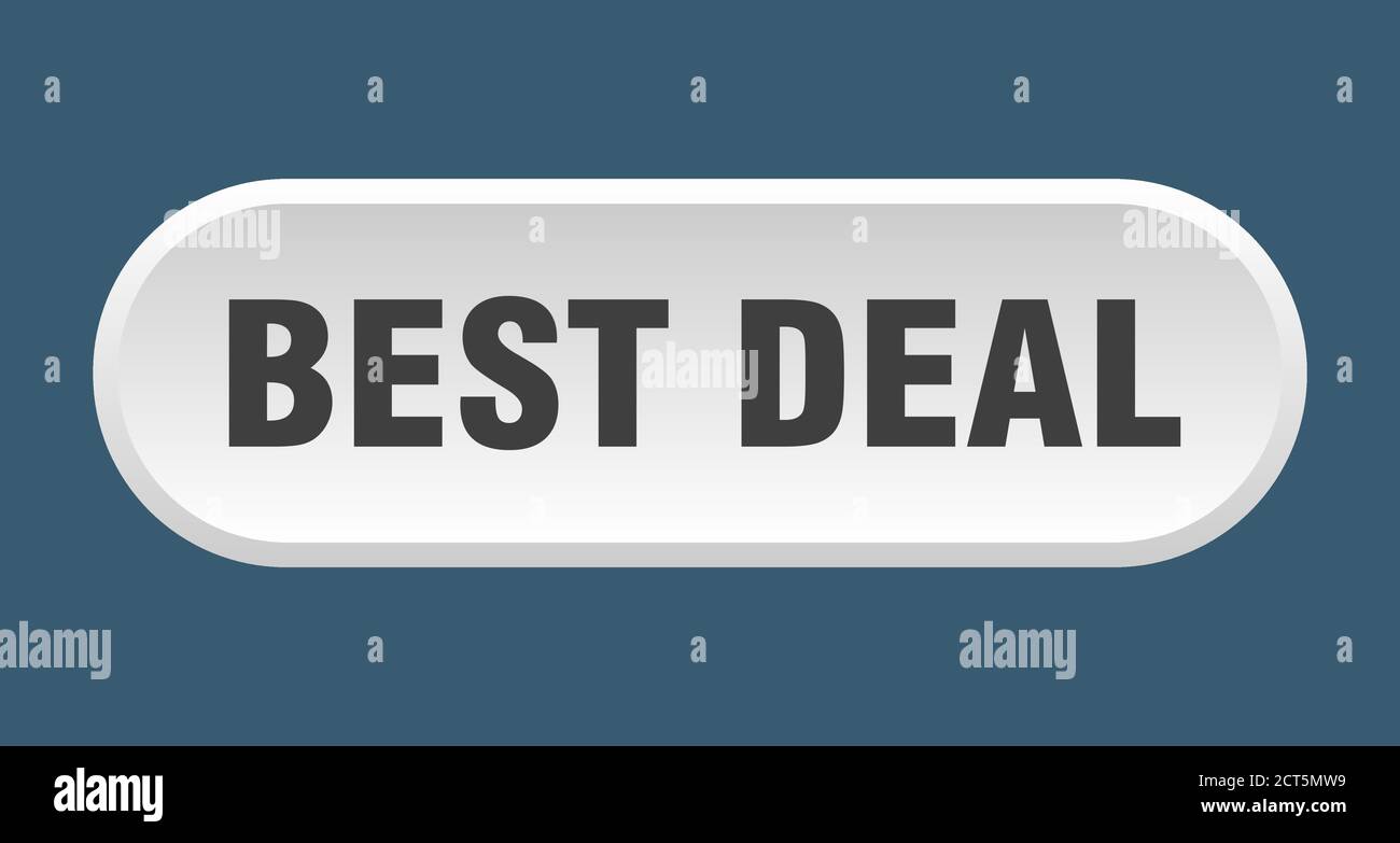 best deal button. rounded sign isolated on white background Stock ...