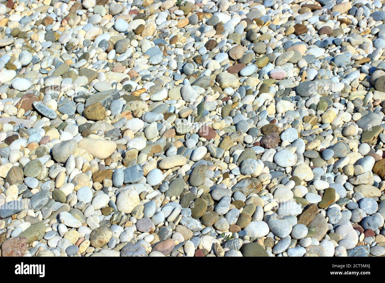 Colorful rounded rocks, pebbles on the river coast Stock Photo - Alamy