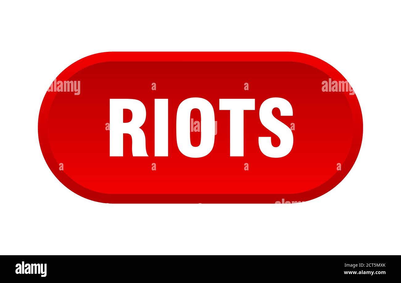 riots button. rounded sign isolated on white background Stock Vector ...