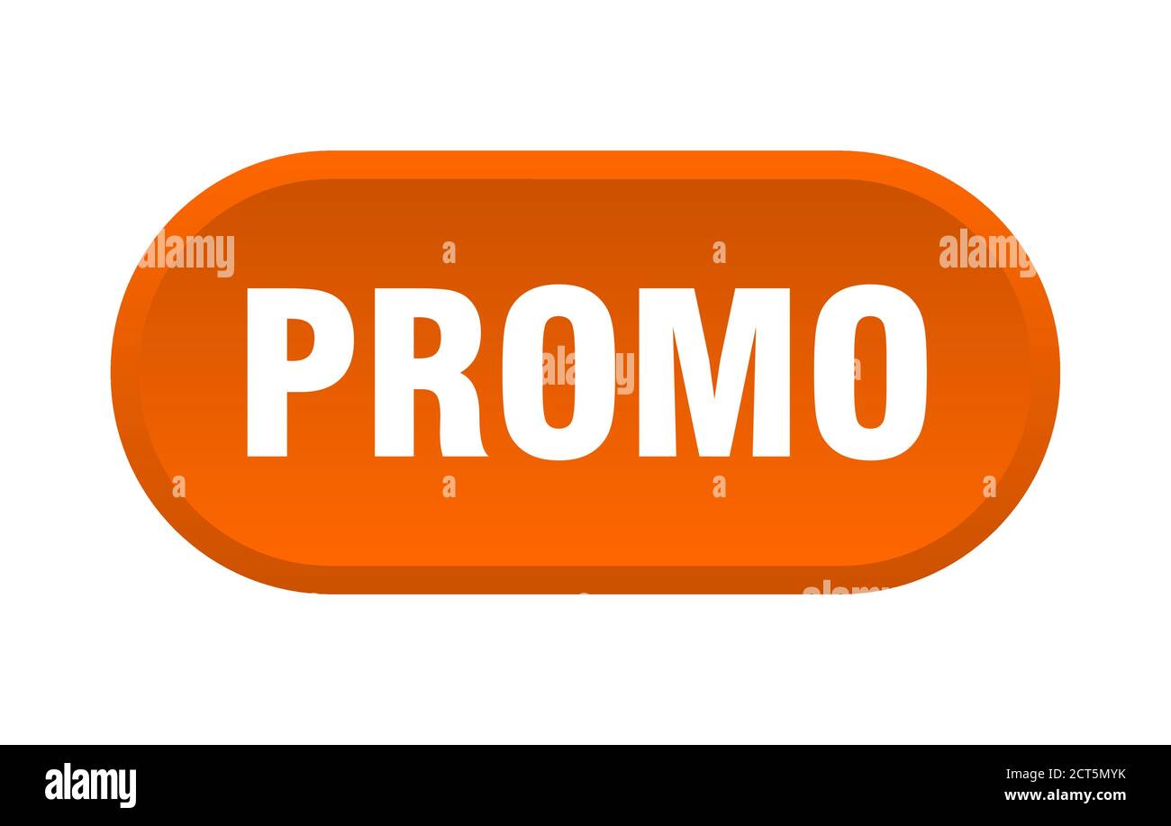 promo button. rounded sign isolated on white background Stock Vector ...