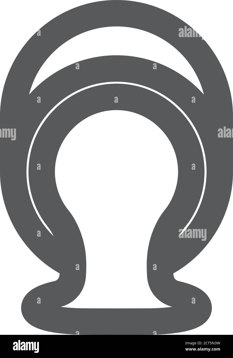 Painting can icon in thick outline style. Black and white monochrome ...