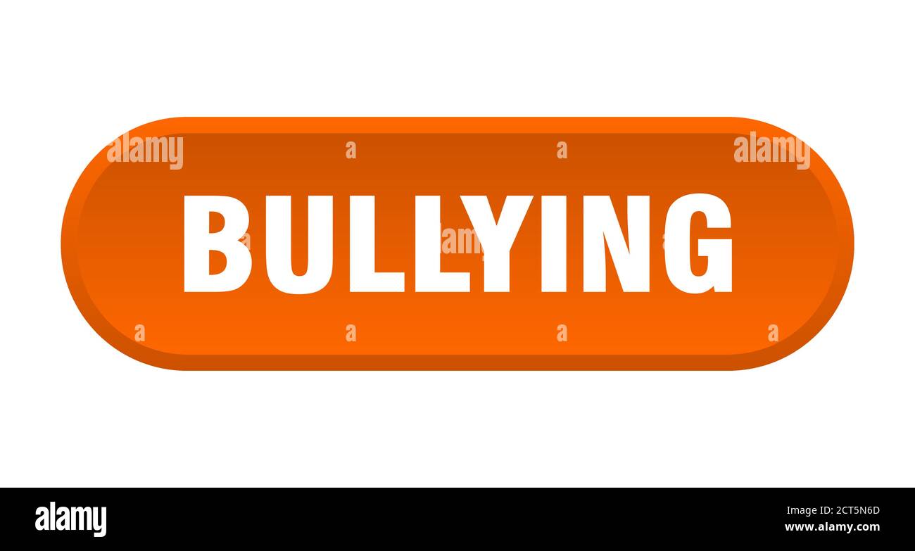 bullying button. rounded sign isolated on white background Stock Vector Image & Art - Alamy