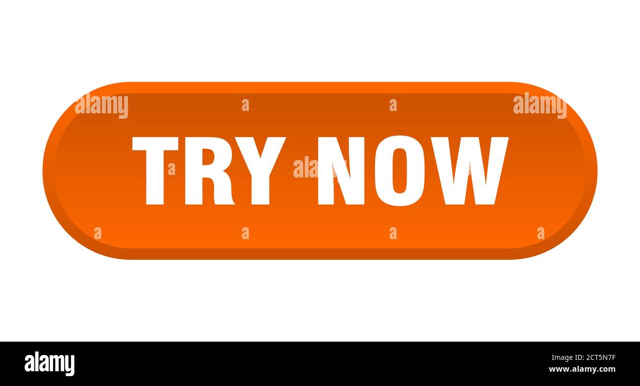try now button. rounded sign isolated on white background Stock Vector ...