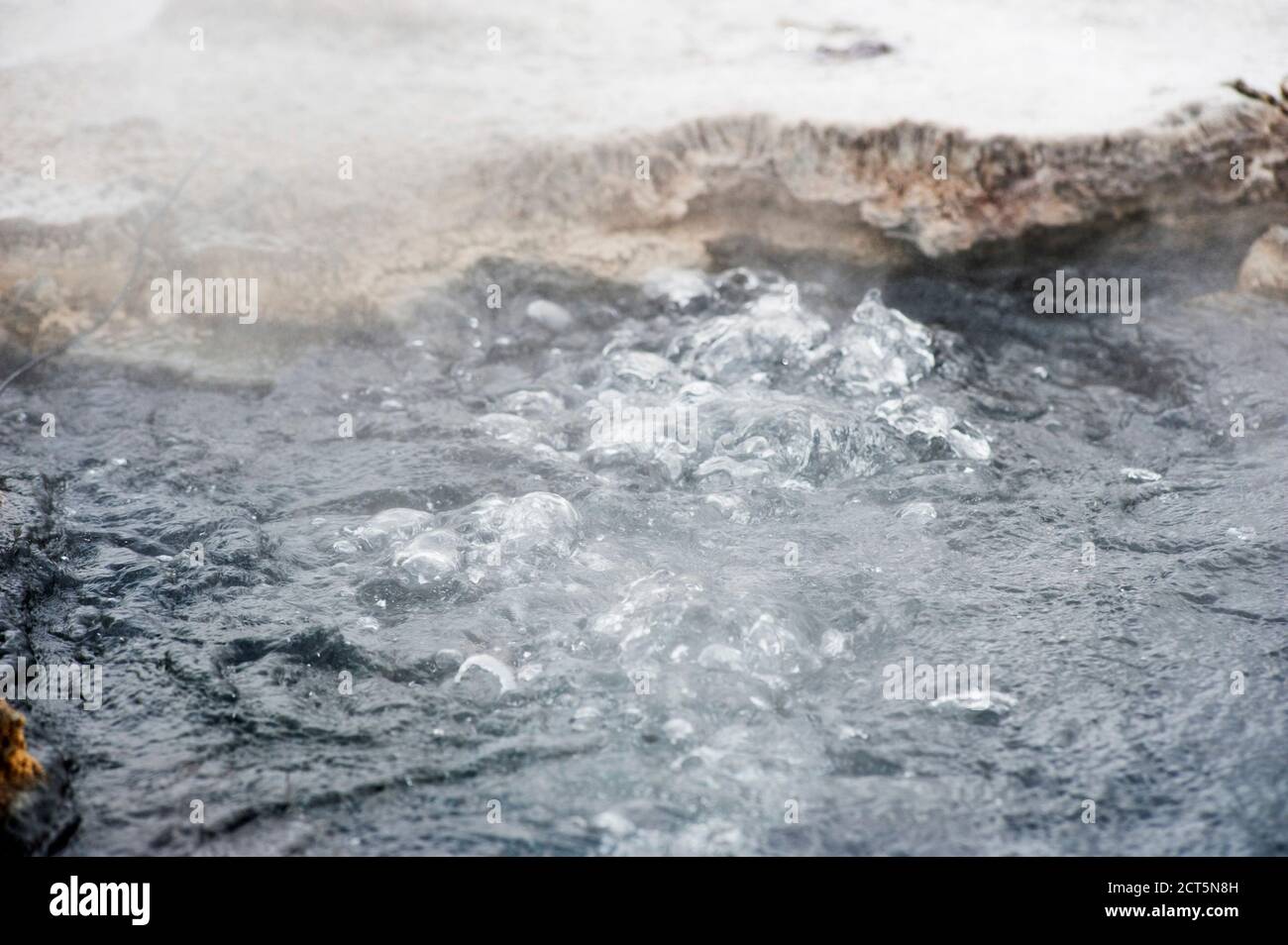 Close Up Photo of Bubbling Hot Pool at Orakei Korako Thermal Park, The ...