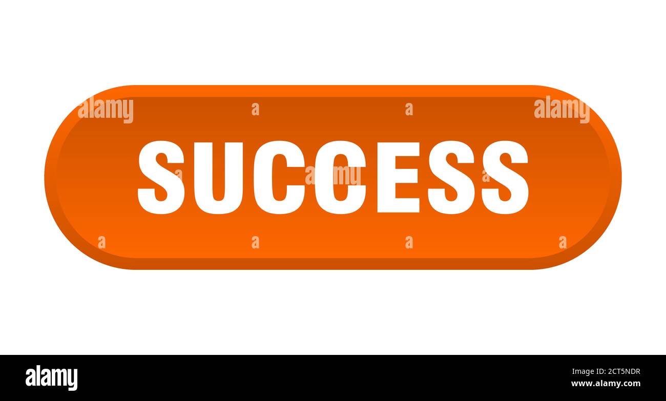 success button. rounded sign isolated on white background Stock Vector ...