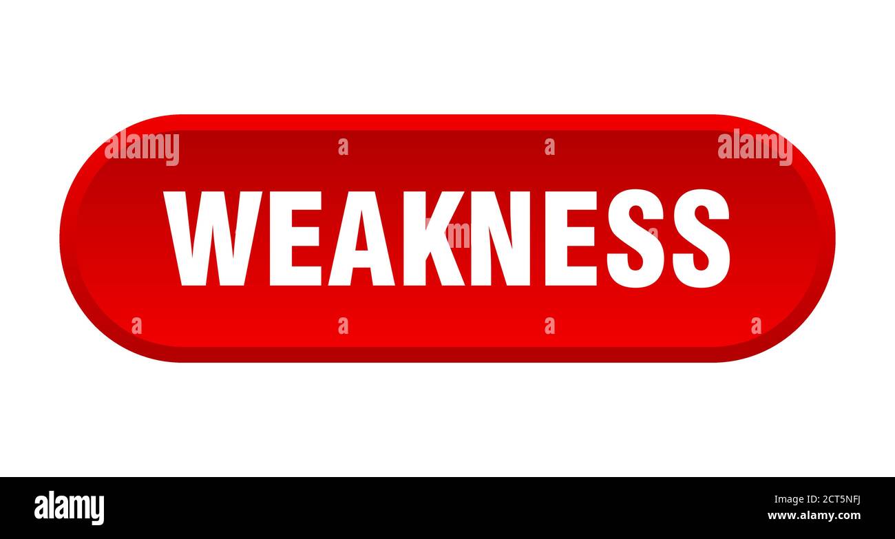 weakness button. rounded sign isolated on white background Stock Vector Image & Art - Alamy