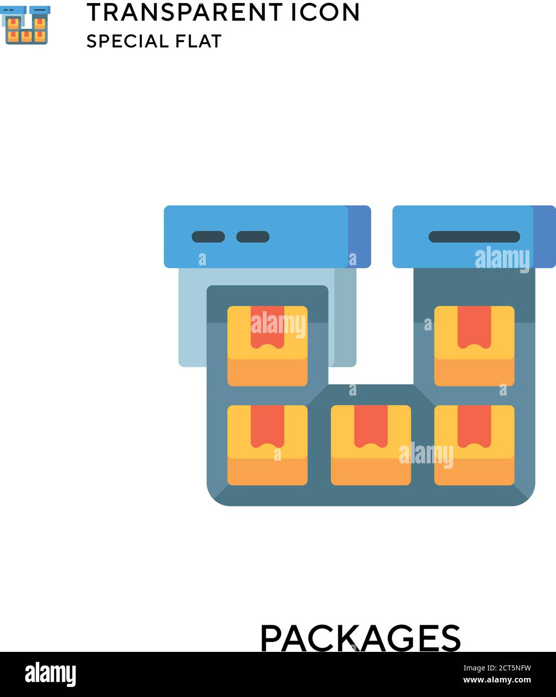 Shipping label packages Stock Vector Images - Alamy