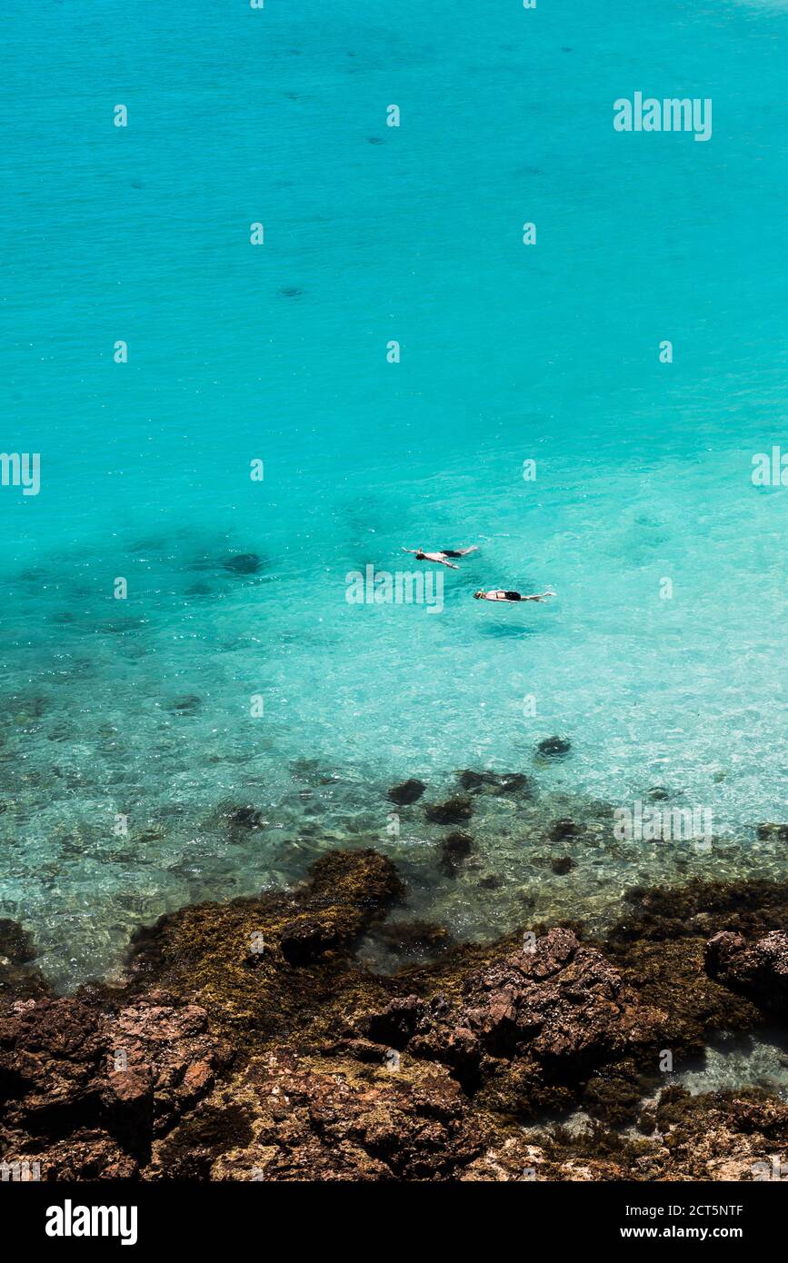Snorkeling in the Bay of Islands, in the Waikare Inlet, while on a boat ...