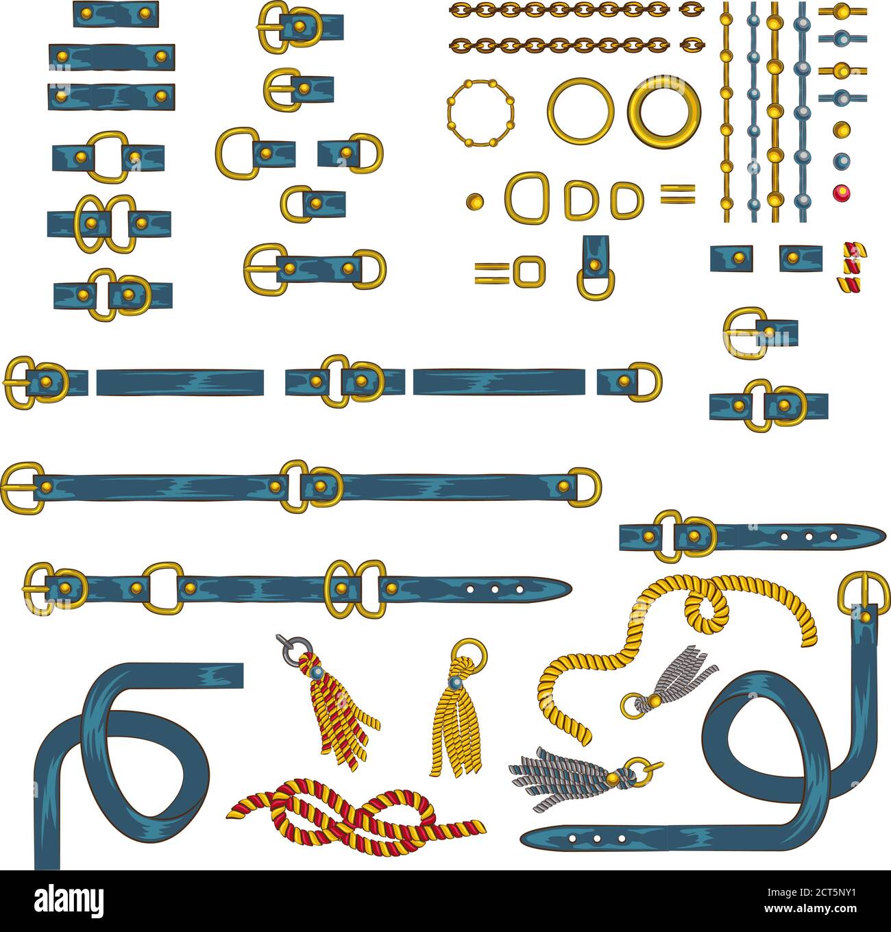 Chain belt gold baroque hi-res stock photography and images - Alamy