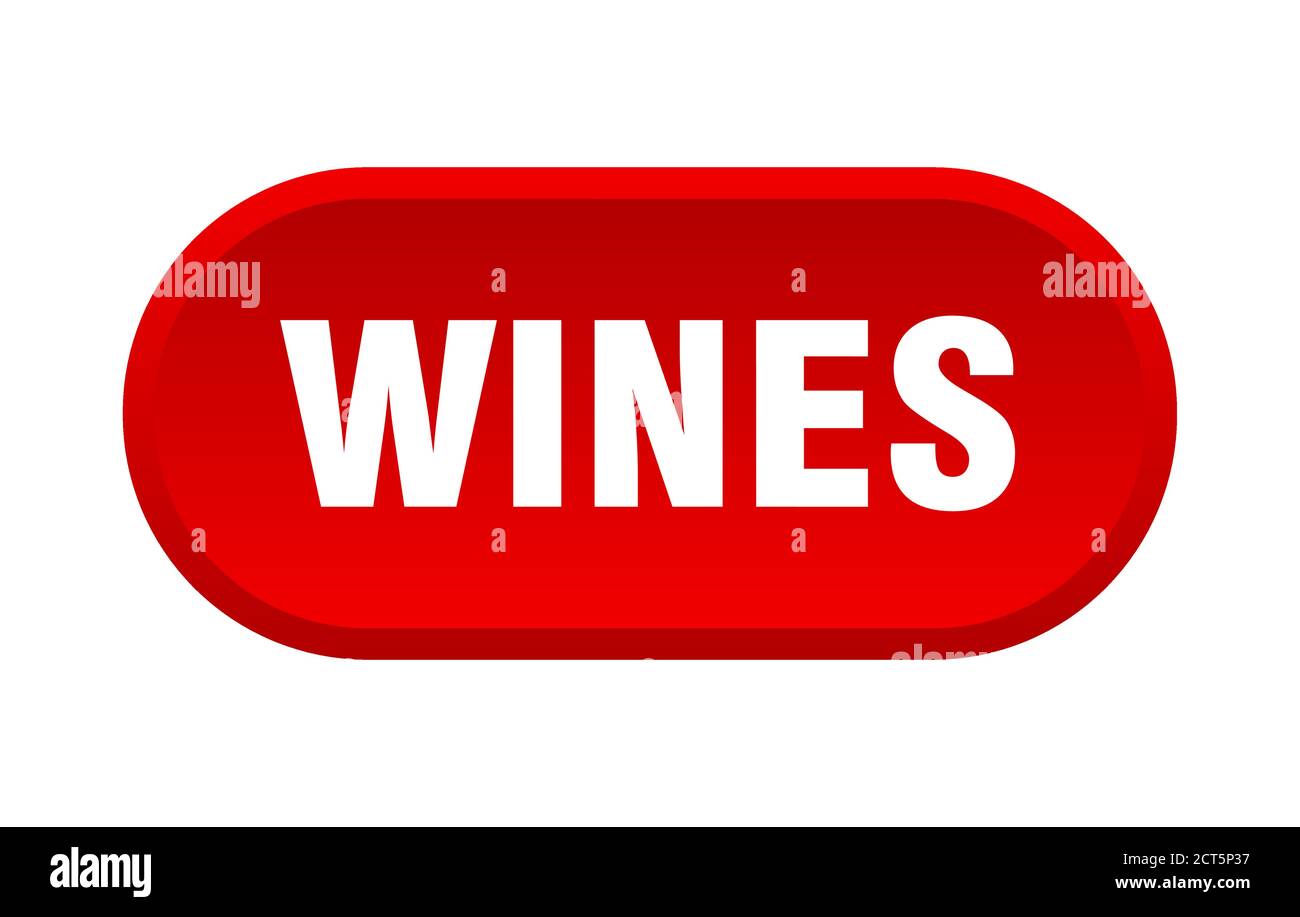 wines button. rounded sign isolated on white background Stock Vector ...