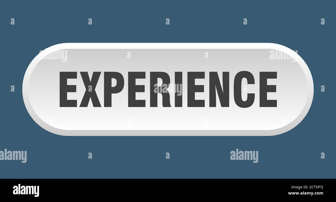experience button. rounded sign isolated on white background Stock ...