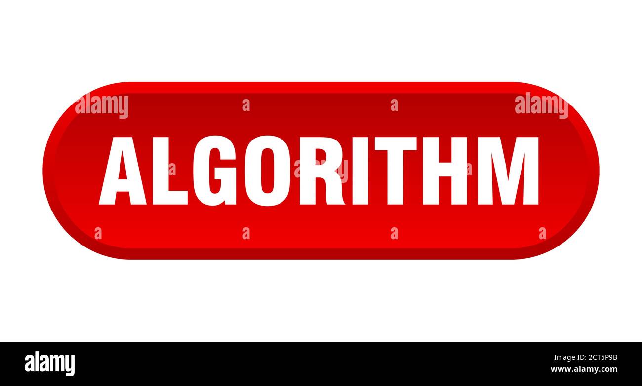 algorithm button. rounded sign isolated on white background Stock Vector Image & Art - Alamy