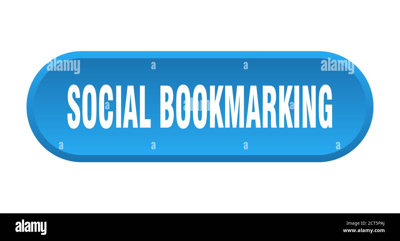 social bookmarking button. rounded sign isolated on white background Stock Vector Image & Art ...
