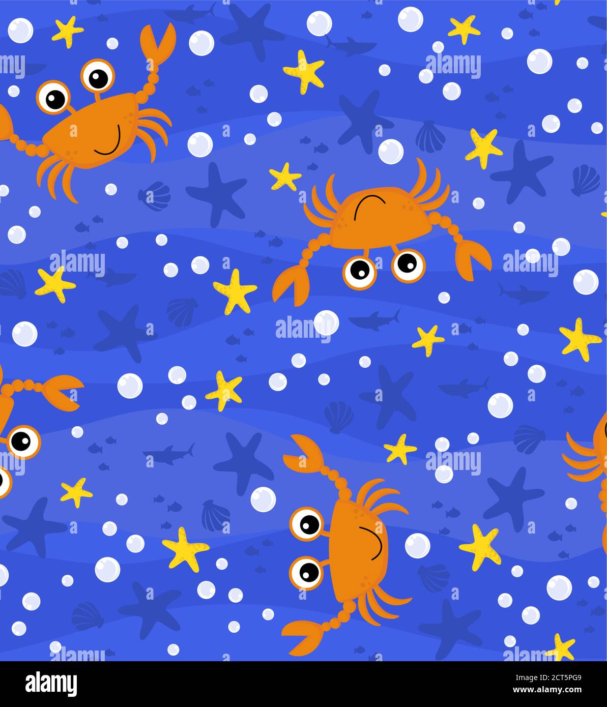Cute Baby Cartoon Crab