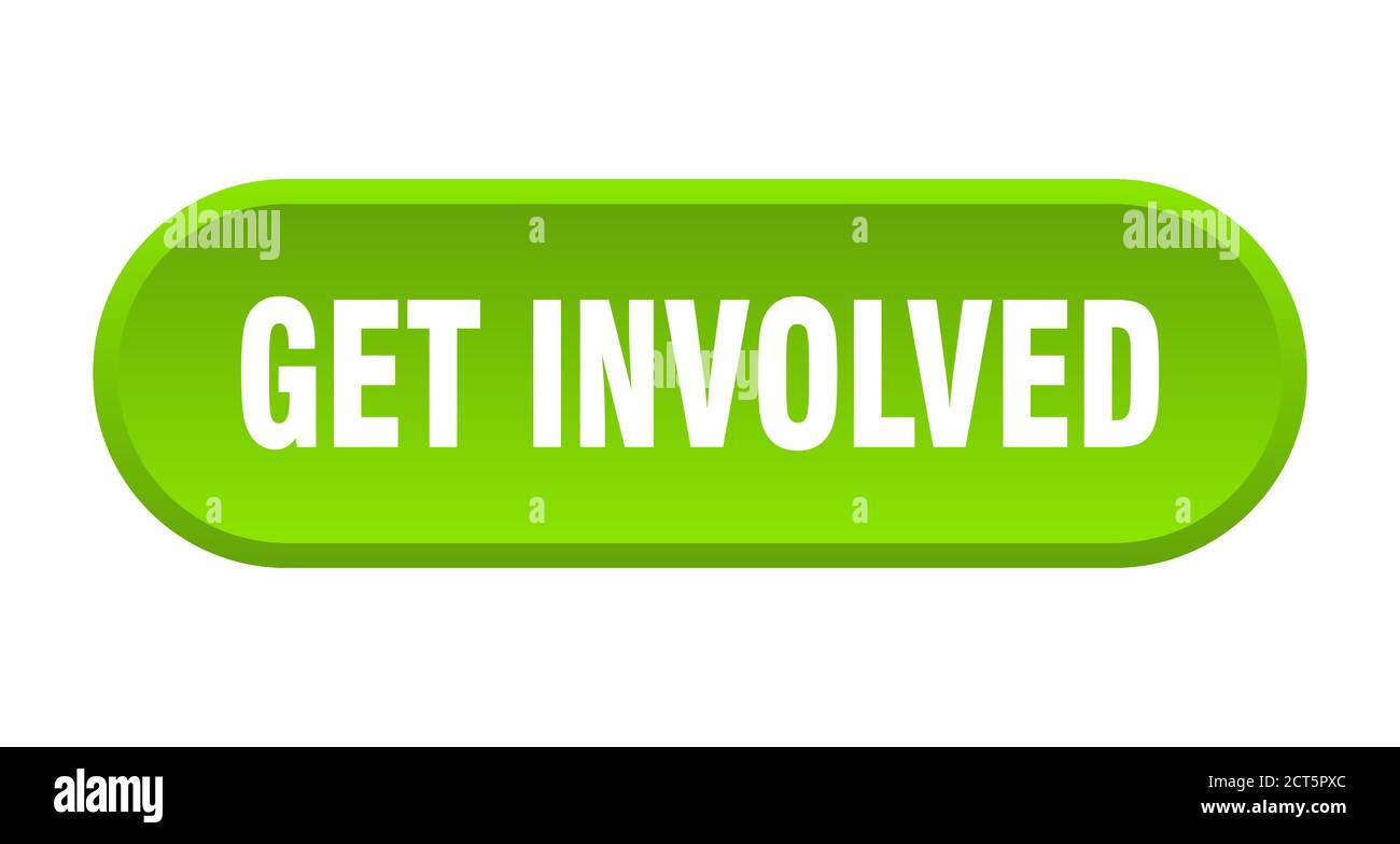 get involved button. rounded sign isolated on white background Stock ...