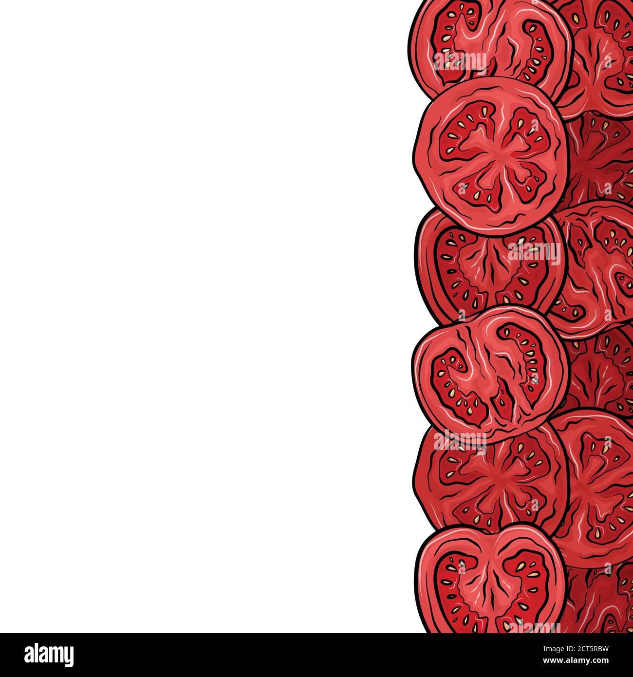 Classic tomatoes Stock Vector Images - Alamy