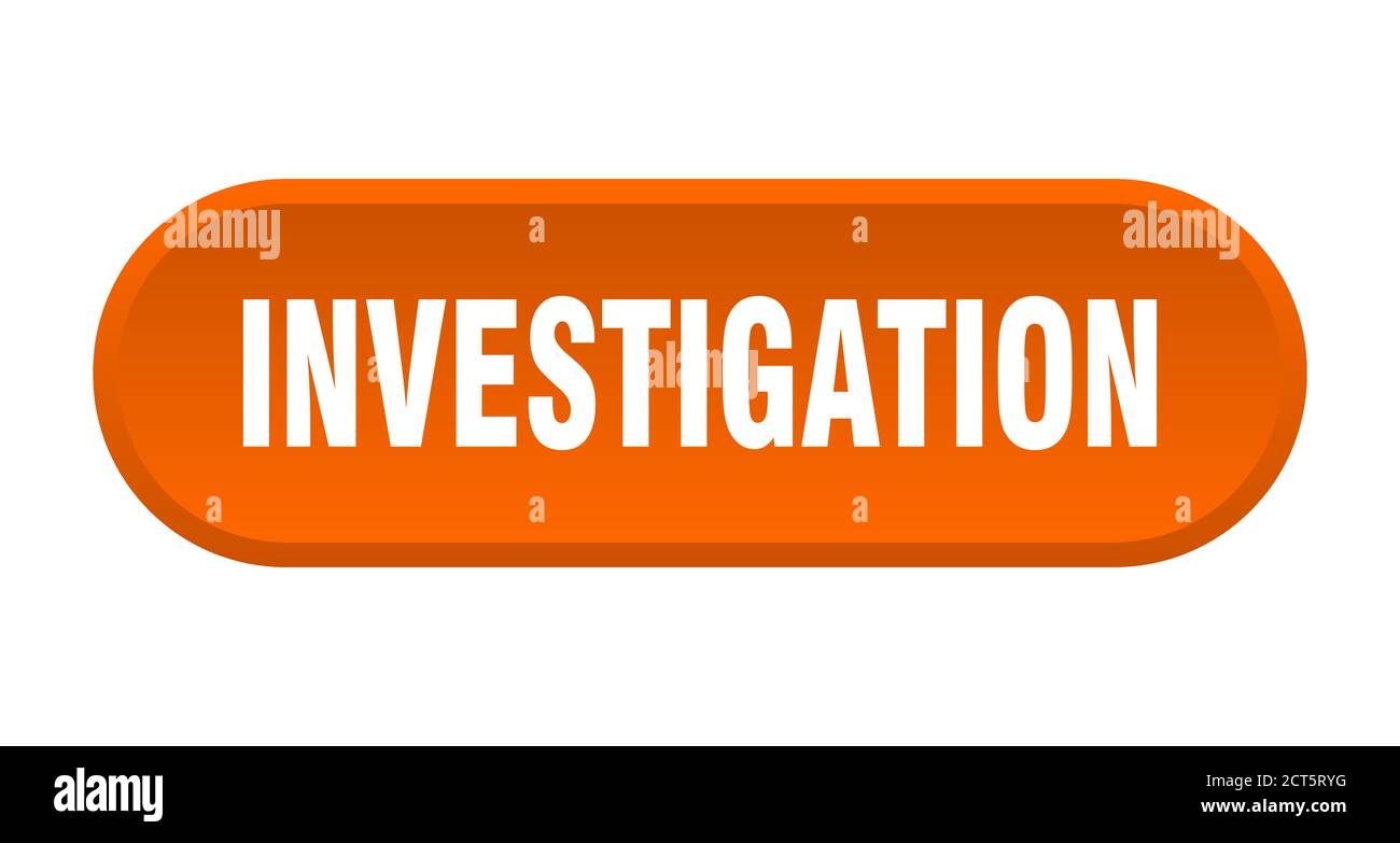 investigation button. rounded sign isolated on white background Stock Vector Image & Art - Alamy
