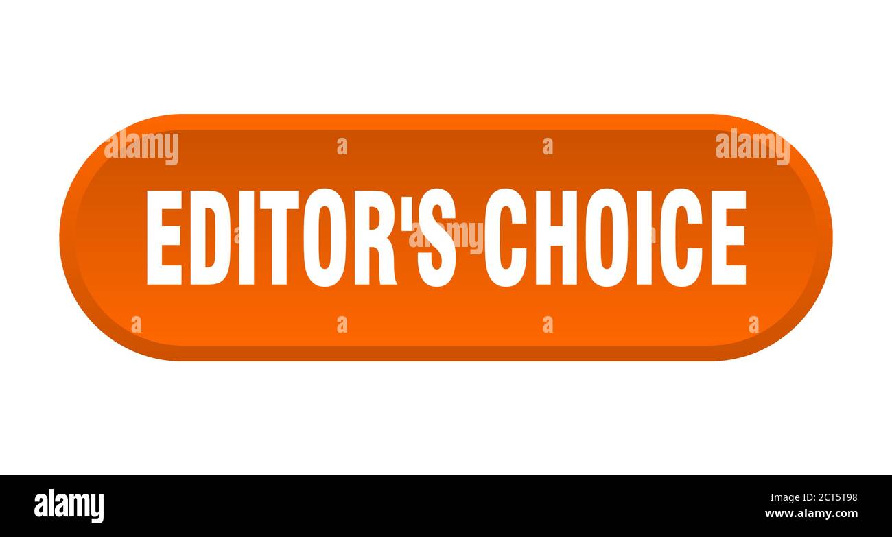 editor's choice button. rounded sign isolated on white background Stock ...