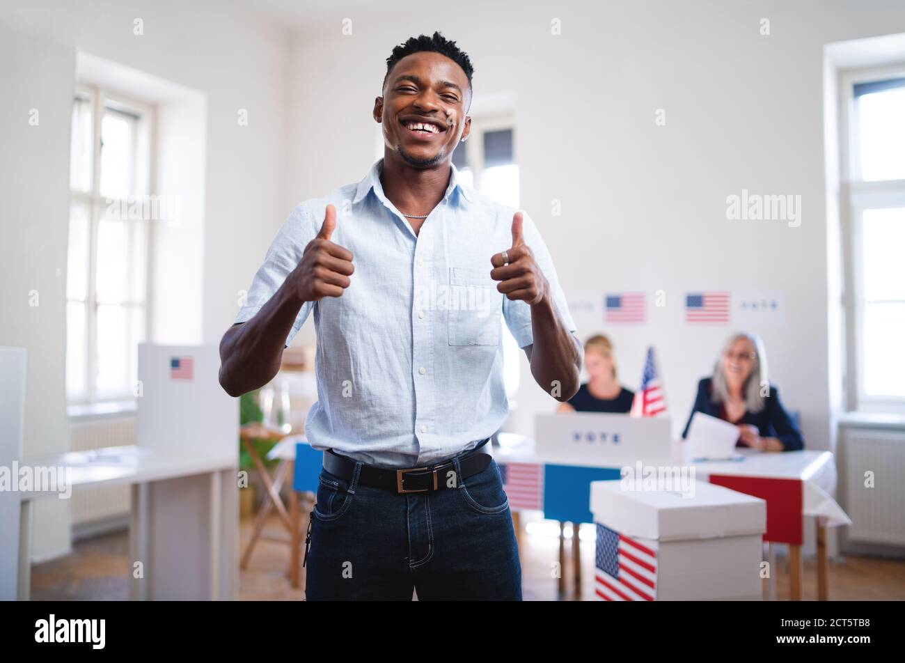 African American Vote Polling Station High Resolution Stock Photography ...