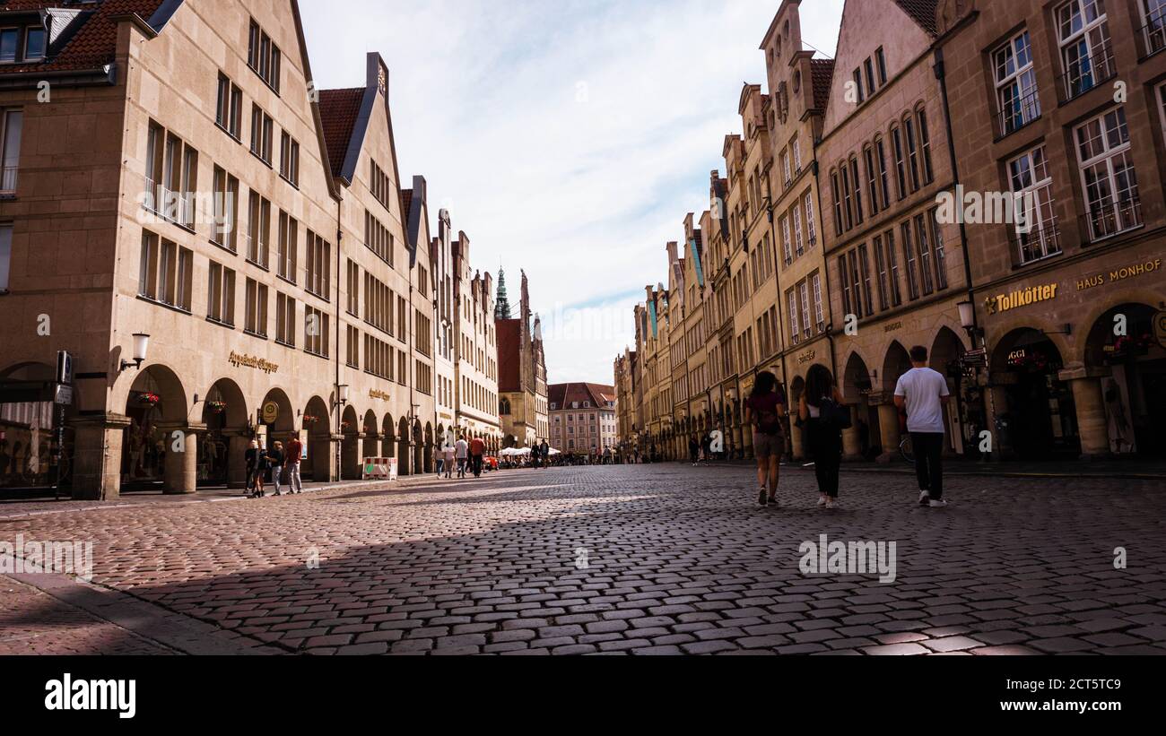 Munster City is the Ancient City in Germany Stock Photo - Alamy
