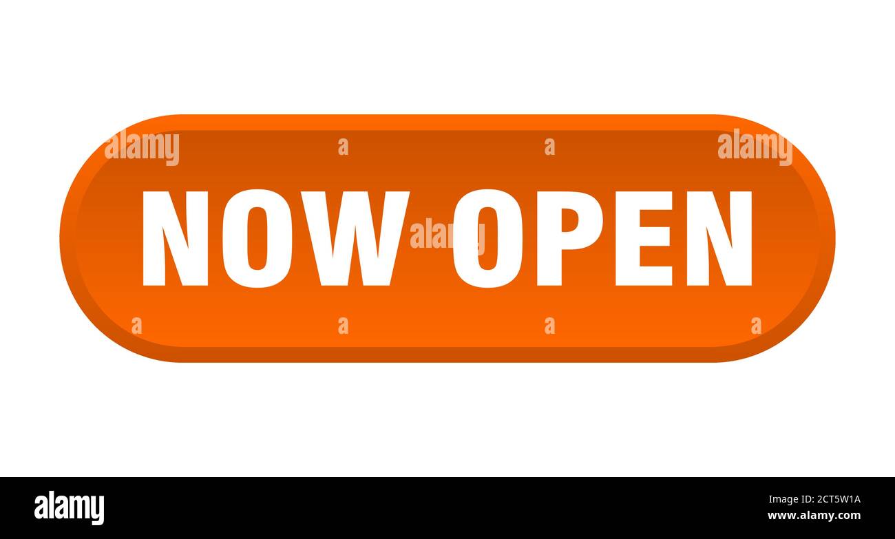 now open button. rounded sign isolated on white background Stock Vector ... now open button. rounded sign isolated on white background Stock Vector ...